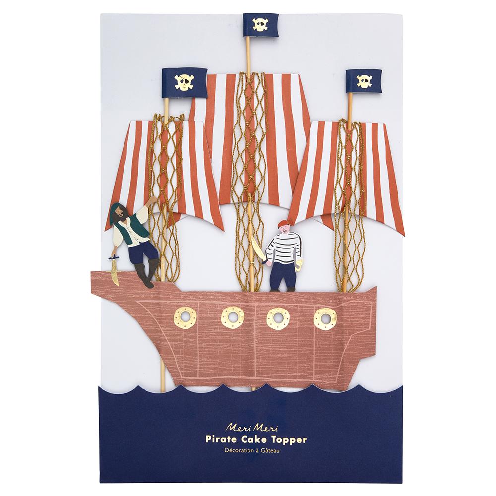 Pirate Ship Cake Topper – Celebrate We Will