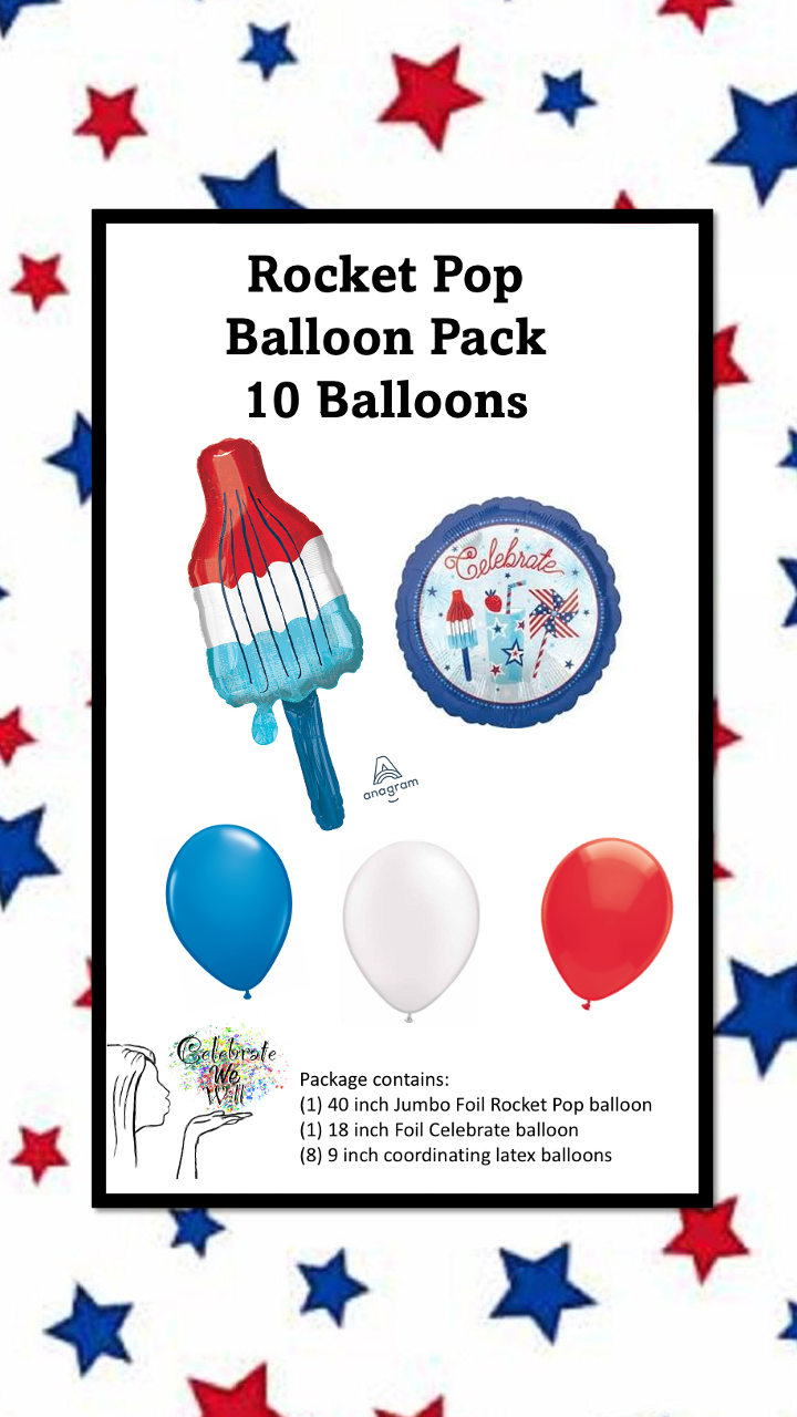 Rocket Pop Balloon Pack – Celebrate We Will