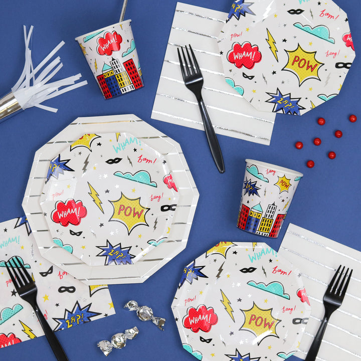 “BOOM POW” Plates – Celebrate We Will